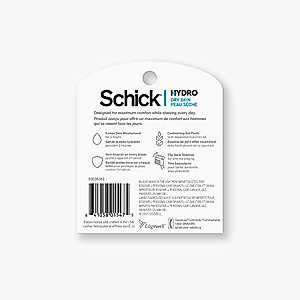 Schick Hydro 5 Sense Hydrate Razor Refills for Men, 12 Count (Pack of 1)