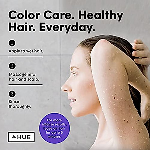 dpHUE Cool Blonde Shampoo, 8.5 oz - Purple Shampoo for Color-Treated Hair - Blonde Toner - Neutralize Unwanted Yellow, Brassy Hair Tones - Moisturizing Shampoo for Soft, Shiny Hair