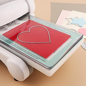 BAOFALI 2 Pcs/1 Pair Standard Cutting Pads for Die Cutting Machine；Clear Polycarbonate Plastic Cutting Plates,Cutting Pads Die Cutting Plates 8 3/4" x 6 1/8" x 1/8 "(22.5 x 15.5 x 0.3 cm)