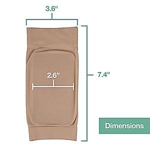 ZenToes Padded Skate Socks for Lace Bite Protection - 1 Pair - for Hockey, Skating and Tall Boots