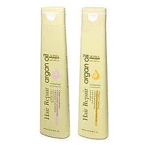 Argan Oil Original Hydrating Shampoo And Conditioner Hair Repair Set 2pc 475 ml./ 16.06 oz By Alpha New York