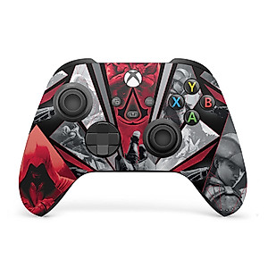 Head Case Designs Officially Licensed Assassin's Creed Leap of Faith Graphics Vinyl Sticker Gaming Skin Decal Cover Compatible with Xbox Series X Console and Controller Bundle