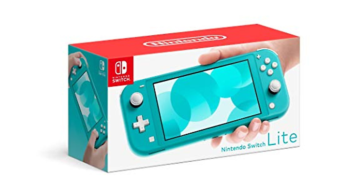 Nintendo Switch Lite Turquoise - Portable Gaming Console for On-the-Go Play