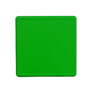 Flash Furniture Wren 24'' Square Green Plastic Height Adjustable Activity Table