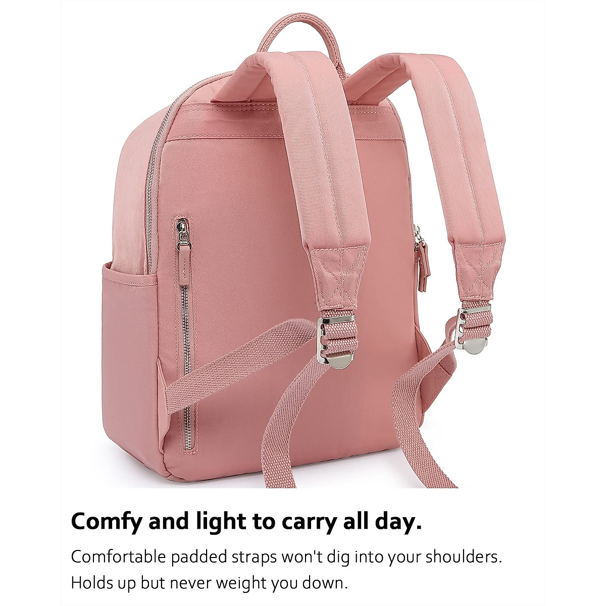 HotStyle 288s Chic Teacher Backpack, Compact & Stylish Daypack Purse for Women, Ash Grey