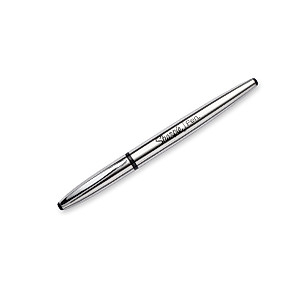 SHARPIE Stainless Steel Grip Pen, Fine Point (0.8mm), Black, 1 Count