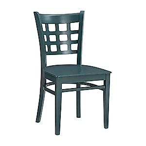 Linon Portis Dark Green Modern Dining Side Chair Set of 2