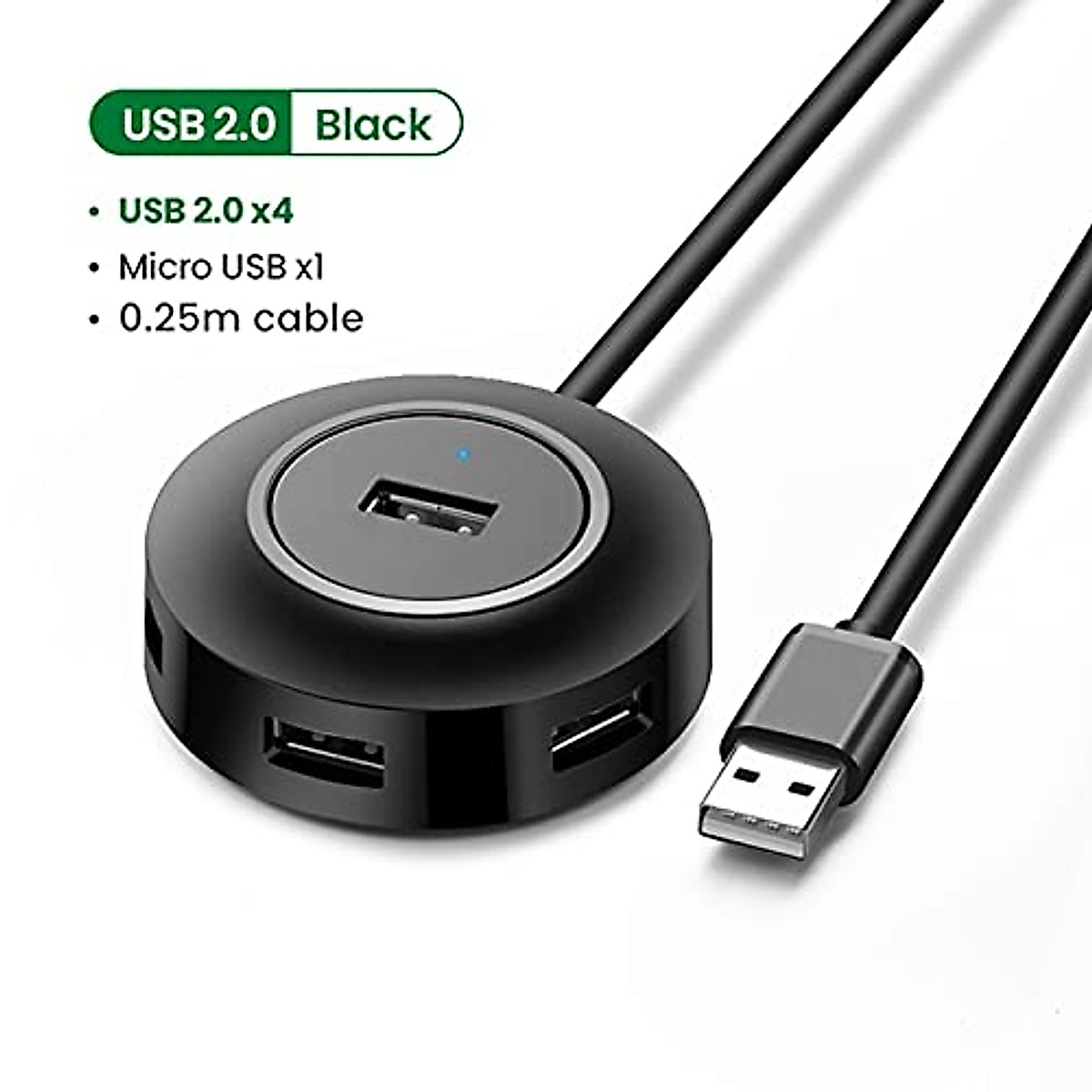 SHYPT The 4-Port Expansion USB Splitter 2.0 4-Port HUB Hub Docking Station Laptop USB C Hub