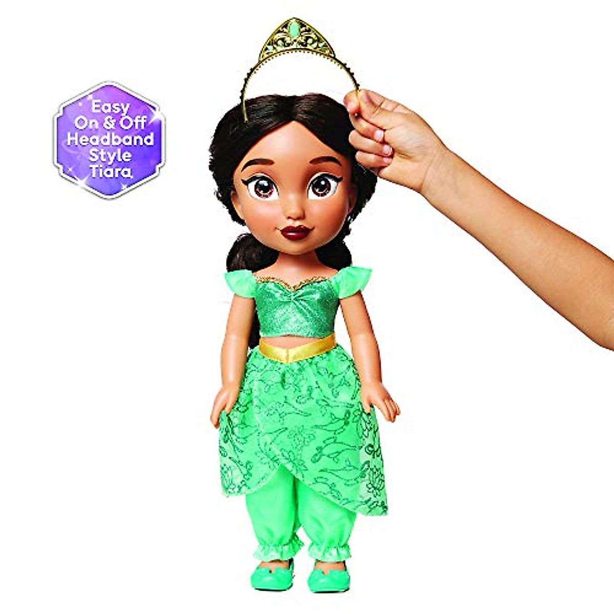 Disney Princess My Friend Jasmine Doll 14" Tall Includes Removable Outfit and Tiara