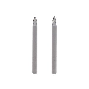Dremel 118 Milling Cutting Bits in 2-Pack Accessory Set - 2 Triangle-Shaped High-Speed Cutters with 3.2 mm Working Diameter