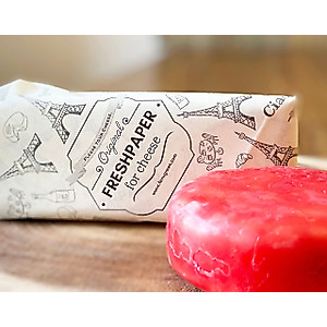 THE FRESHGLOW Co FRESHPAPER Food Saver Sheets for Cheese, 8 Reusable Sheets (1 Pack), Keeps Cheese Fresh for 2-4x Longer- Made in the USA
