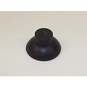 JL Missouri Parts 4X 3/8" #8-32 Female Screw in 1 5/16" Rubber Suction Cups, 11/16" Tall, Made in USA
