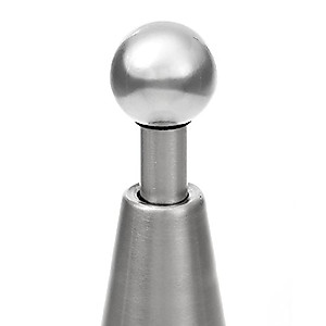 Lizavo DS-002 Stainless Steel Modern Soft-Catch Magnetic Door Stop in Brushed Satin Nickel, Wall Mount