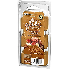 Glade Wax Melts Air Freshener - Holiday Collection 2018 - Nutcracker Delight - Net Wt. 2.3 OZ (66 g) Per Package - Pack of 2 Packages