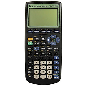 Texas Instruments TI-83 Plus Programmable Graphing Calculator (Packaging and Colors May Vary)