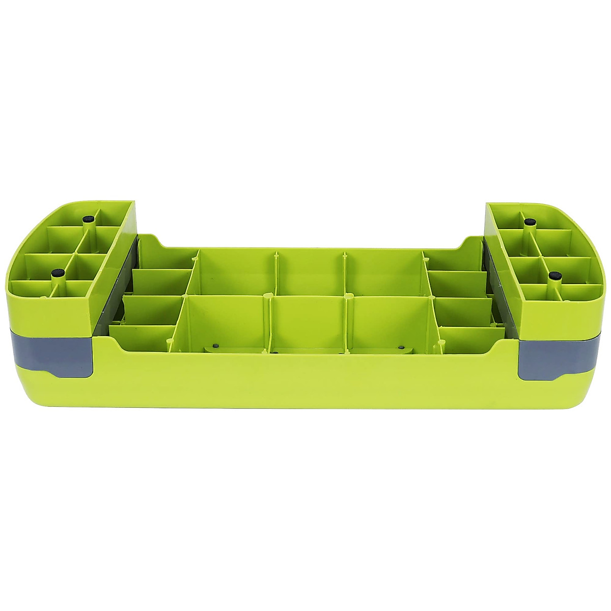 Signature Fitness Adjustable Workout Aerobic Stepper Step Platform Trainer, 27-Inch, Lemon/Gray