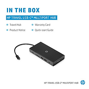 HP Travel USB-C Multi-Port Hub (1C1Y5AA#UUF)