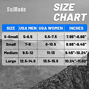 SuMade Waterproof Hiking Socks,Womens Mens Rainy Day Water Resistant Athletic Lightweight Breathable Dry Fit Anti-blister Cushioned Trekking Cycling Socks 1 Pair (Black,Small)