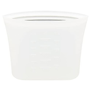 Bongpuda Silicone Ziplock Bags Food Storage Organizers, Frozen Veggies Gallon Bags, Reusable Snack Bags For Kids - Fresh Vegetables, Cook, Store, Sous Vide, Or Freeze | Leakproof (Stand-Up Bags 3 Packs)