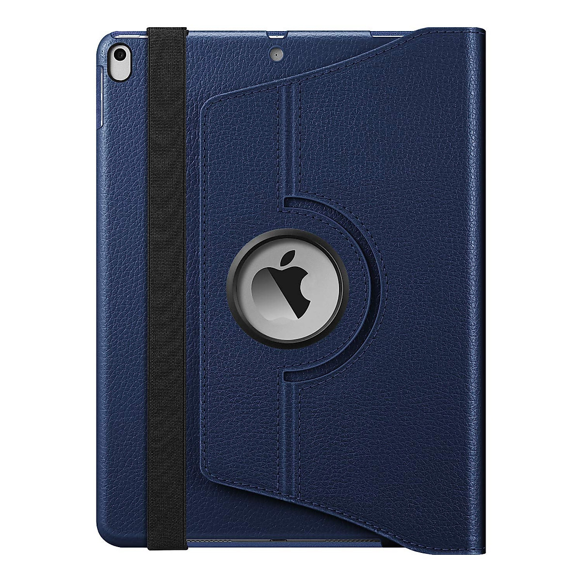 Fintie Rotating Case for iPad Air (3rd Gen) 10.5" 2019 / iPad Pro 10.5" 2017 with Built-in Pencil Holder - 360 Degree Rotating Stand Protective Cover, Auto Sleep/Wake (Navy)