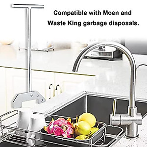 Garbage Disposer Unjamming Wrench Compatible With Moen InSinkErator Garbage Disposals for Dislodge Jams Garbage Disposal Repair