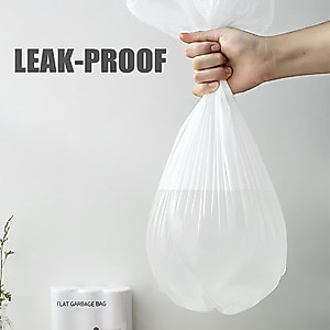 CHARMOUNT 4 Gallon Trash Bag - Unscented 4 Gallon Garbage Bags for Bathroom, Kitchen, Bedroom, 105 Count (15 Liter)