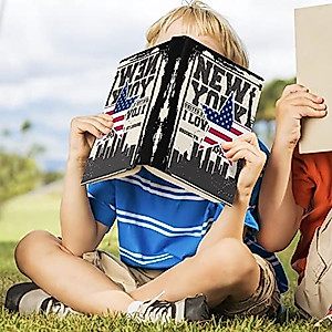 YEXIATODO American Flag Book Pouch for Women Men Soft Book Covers for Paperbacks 3 PCS Office Supplies for Textbooks for Most Hardcover BooksWashable up to 9" x 11"