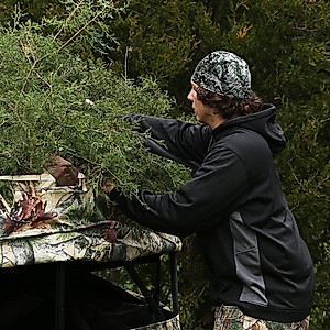 Barronett Blinds Ox 4 Backwoods Camo Pop Up Ground Hunting Blind (2 Pack)