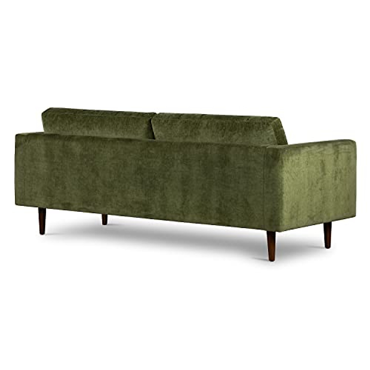 POLY & BARK Napa, Distressed Green Velvet, 88.5" Sofa