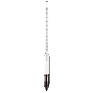 Thomas Durac Specific Gravity Plain Form Hydrometer, Heavier Than Water, 1.200 to 1.420 Range, 300mm Length