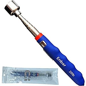 20lbs Magnetic Telescoping Pick Up Tool for Small Metal Tools Extendable Extends from 7 to 30 inches / 185-762mm,Useful for Hard-to-Reach Picking Tool,for Men, DIY Handyman, Father/Dad, Husband.