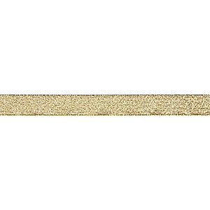 Offray Metallic Galena Craft and Decorative Ribbon, 5/8" Wide, 9-Foot Spool, Gold (155224)
