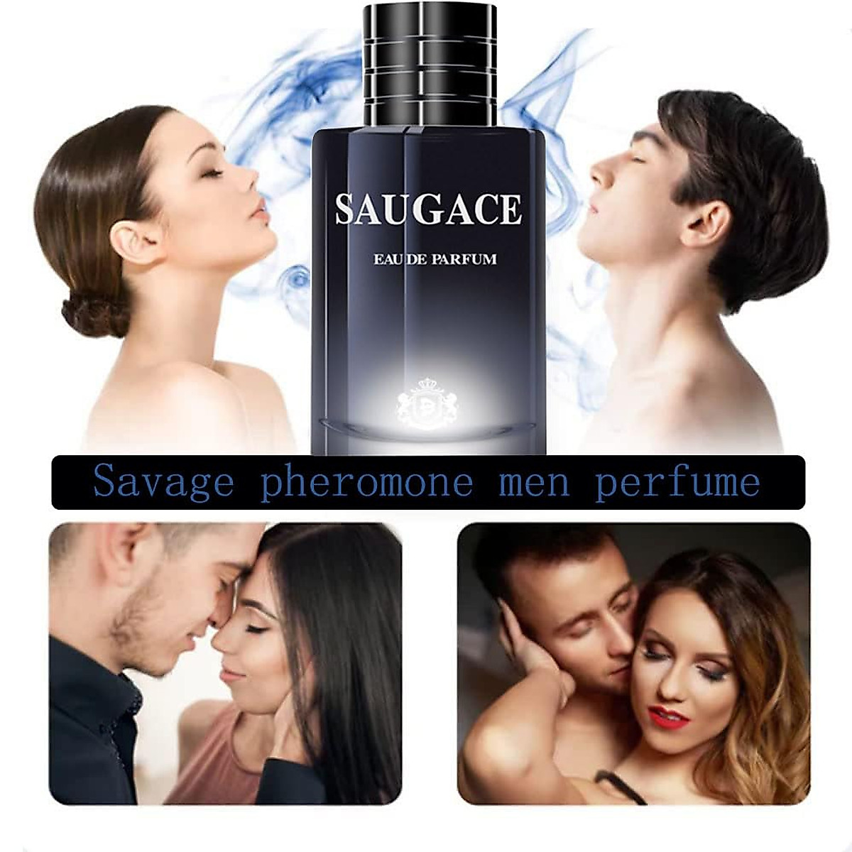 OPICA （2PCS: 3.4OZ） Savage Pheromone Men Perfume, Men Perfume Spray, Carry Persistent Fragrance, Romantic Glitter Perfume Gift
