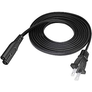 DIGITMON 10FT Premium 2-Prong Replacement AC Power Cable Compatible for Microsoft 1681 Xbox One S Models Power Supply Adapter Brick
