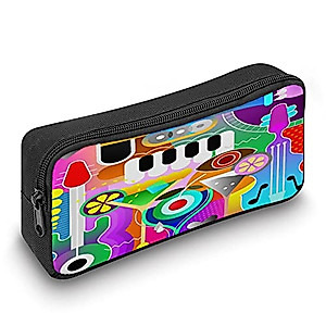 Musical Background Design Pencil Case Pencil Pouch Coin Pouch Cosmetic Bag Office Stationery Organizer