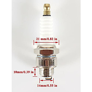 Air Filter Spark Plug Replacement for Craftsman Model 917.374890 Lawn Mower