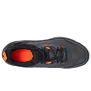 adidas Men's Terrex AX4 GORE-TEX Hiking Sneaker, Grey/Grey/Solar Red, 11