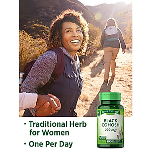 Nature's Truth Black Cohosh | 100 Capsules | Root Extract | Non-GMO, Gluten Free