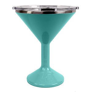 ORCA Tini 13oz Stainless Steel Martini Glass | Temperature Insulated Tumbler for Every Outdoor, Picnic, Poolside, Beach & Patio Party — Seafoam