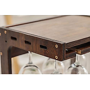 Wine Racks Metal Wine Rack Creative Wine Rack Solid Wood Cup Holder Shelf Goblet Holder Cup Holder Glassware Rack Plug-in Wine Rack