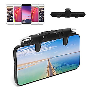 Mobile Triggers,Trigger Grip Controller with 4 Gears Adjustment Stretchable Mobile Phone Gaming Button Triggers,For Android/ios Smartphones with a Thickness of 6-13mm