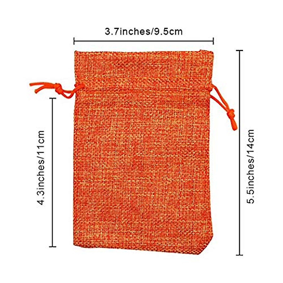 SumDirect Small Burlap Gift Bags - 20Pcs 4x6inch Mixed Color Jewelry Pouches with Drawstring, Reusable Linen Gift Bags for Wedding, Party, Valentine, Christmas