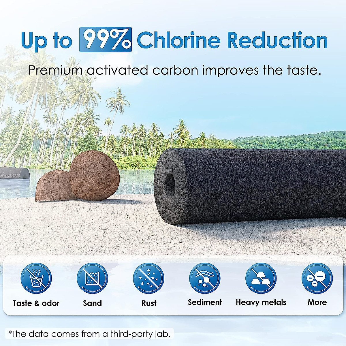 Waterdrop Gravity-fed Water Filter System with 2 Filters and Metal Water Level Spigot