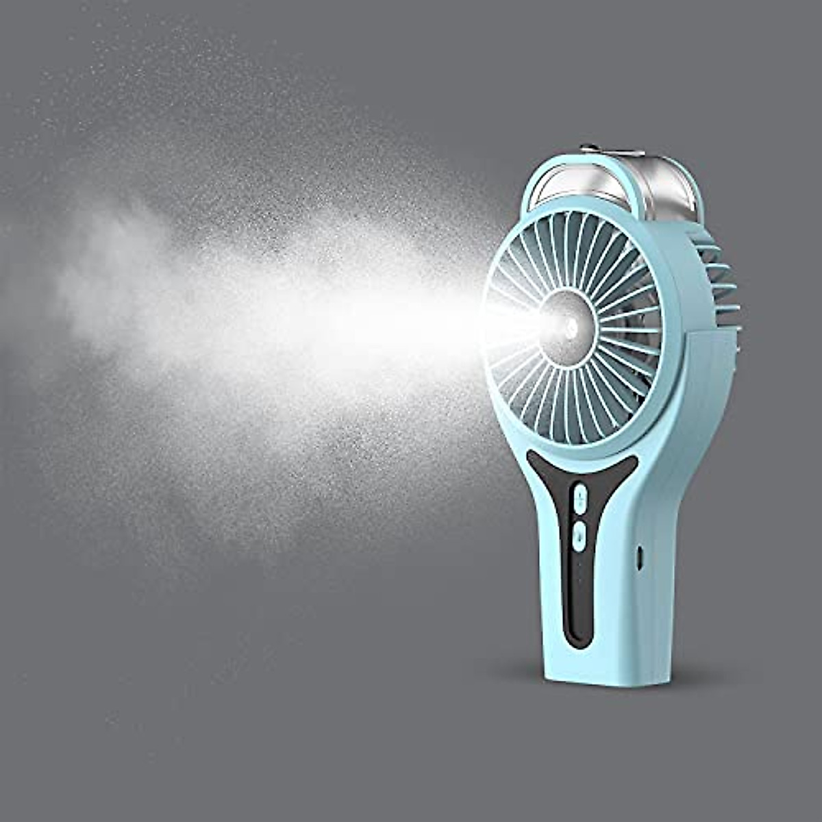 Sunneday 80019PT Misting Fan, Pastel Turquoise