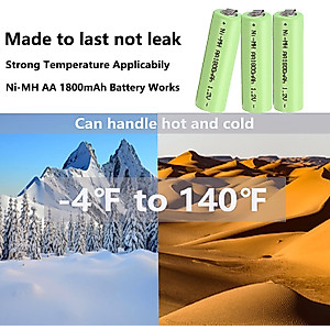 Windmax 5 x NiMH 1.2v AA 1800 mAh Electric Shaver Rechargeable Battery With Solder Tabs