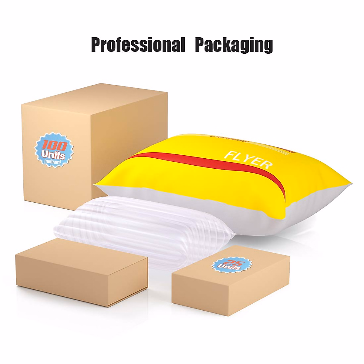 MEINAMI Customized USB Flash Drive Blue Aluminum Swivel Custom Thumb Drive Personalized Memory Stick 32GB 100 Pack