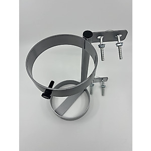 FWF Oxygen Holder for A Walker Holds 1 (D OR E Style) Cylinder Diameter Made in USA