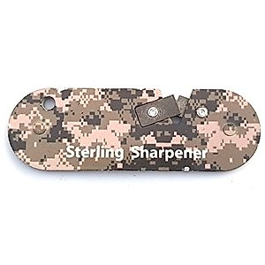 Sterling Sharpener SS Knife Sharpener, 3" x 1" x 0.5", Digital Camo