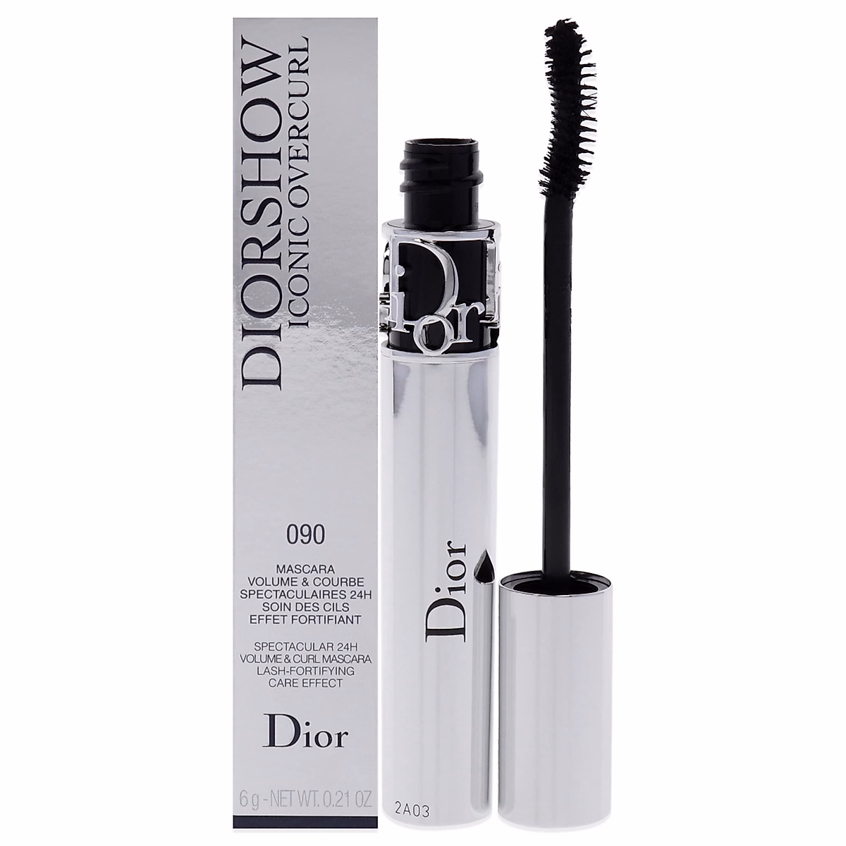 Christian Dior Diorshow Iconic Overcurl Mascara - # 090 Over Black Women Mascara 0.13 oz
