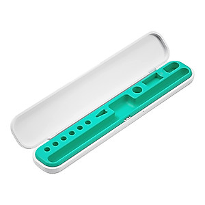 WixGear Case for Apple Pencil and Holder with Tip Storage Box for Apple Pencil 1st and 2nd Generation - Protective Carrying Case with Magnetic Cap Slot, 5 Silicone Cap Holders, Charging Adapter Slot